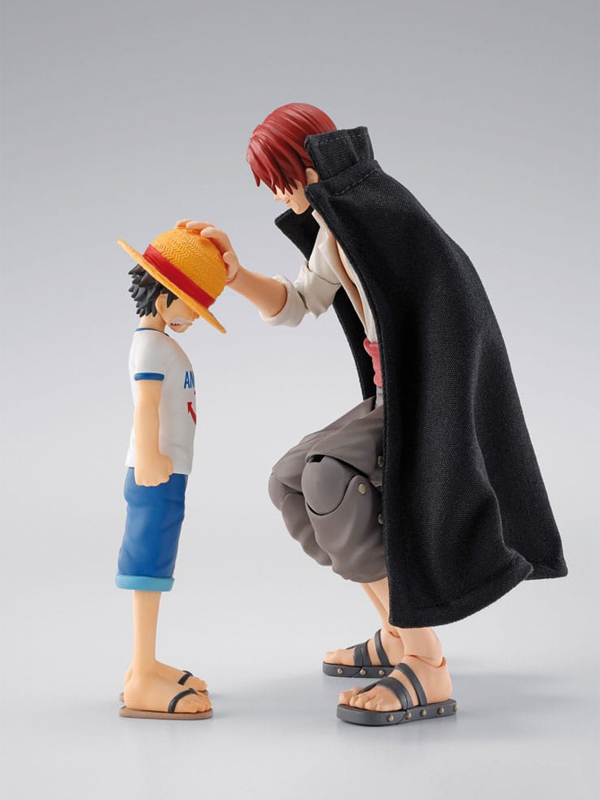 One Piece S.H.Figuarts Action Figure 2-Pack Shanks & Monkey D. Luffy ...
